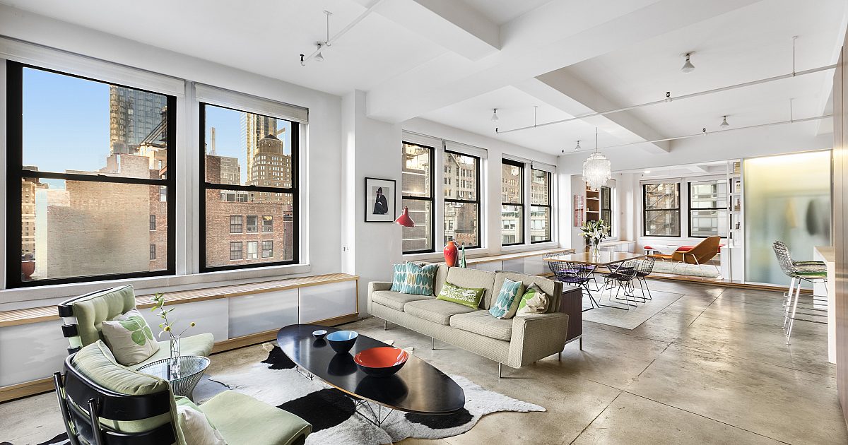 Atelier | Sun-flooded Mid-Century Modern NoMad Loft. 3,000' Priced At…